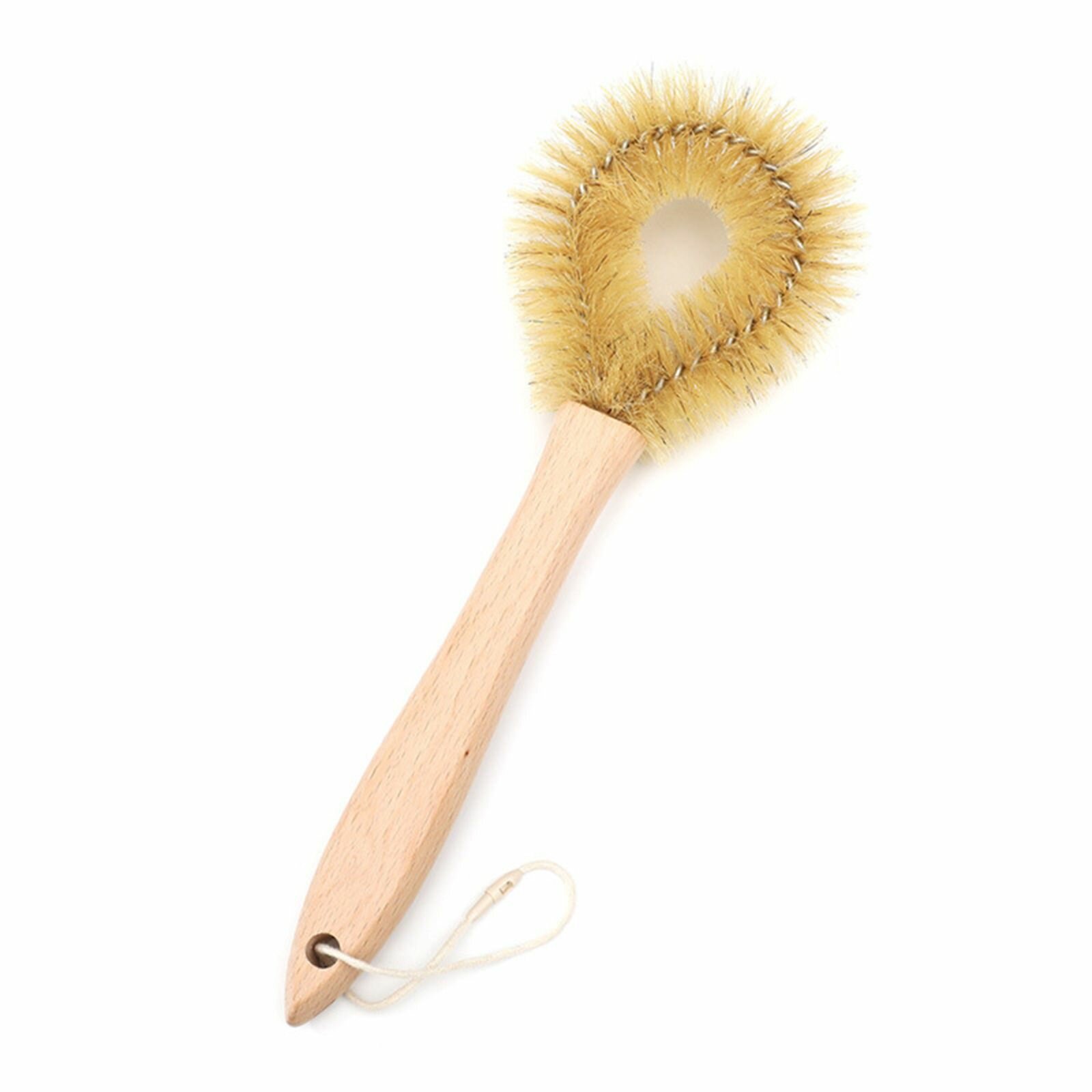 Щетка для мытья посуды с антипригарным покрытием из масляной щетины-квадратная ручка