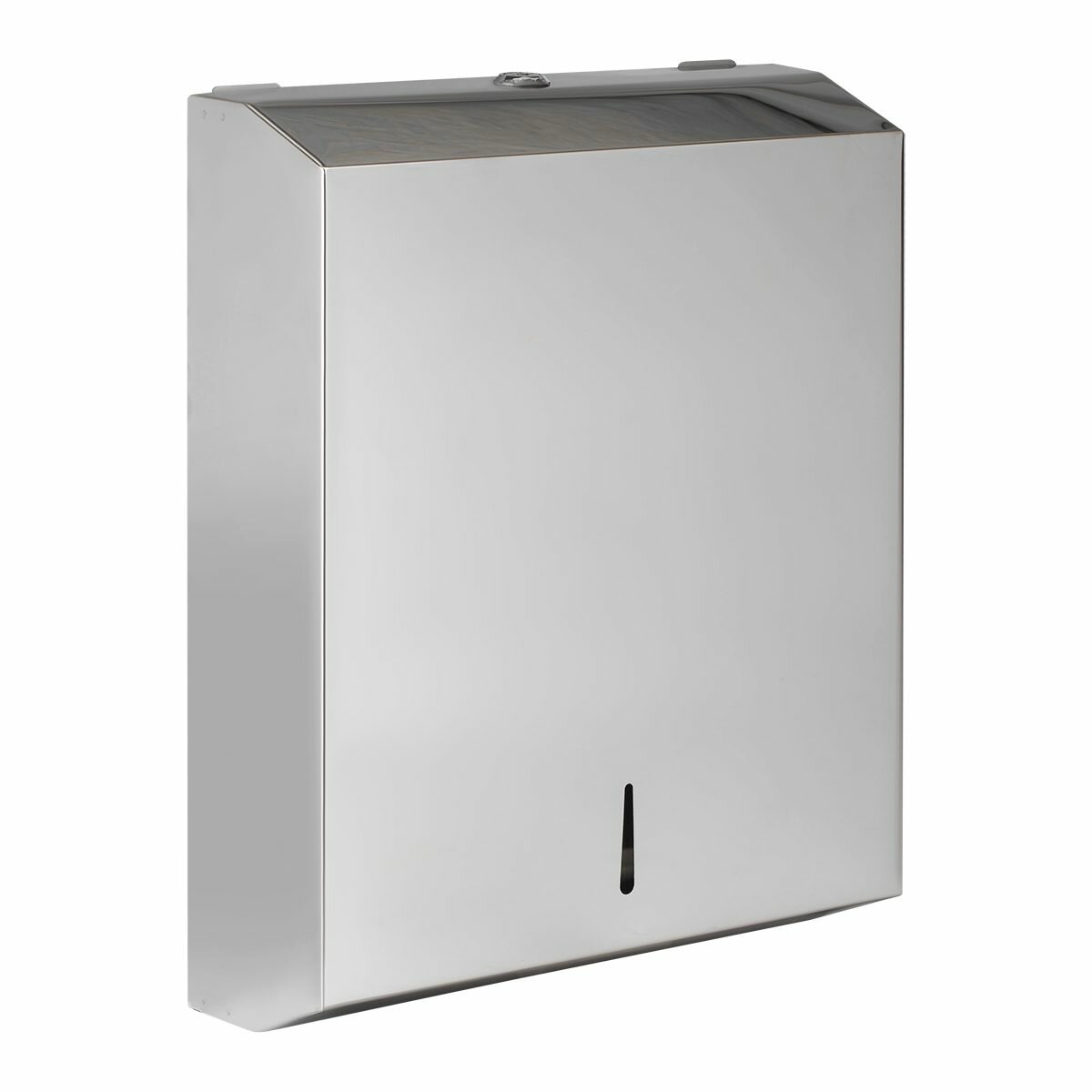 Диспенсер для полотенец листовых OfficeClean Professional V, нержавеющая сталь, глянцевый (376567)