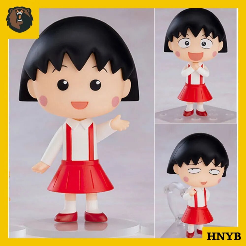 Фигурка нендороид Малышка Маруко Момоко Сакура / Chibi Maruko-chan Momoko Sakura Подарки для болельщиков (10 см) 1500