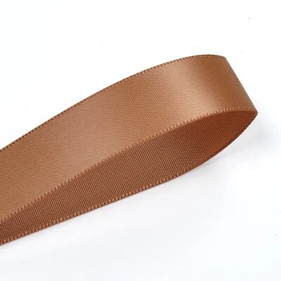 YAMA 100 ярдов 6, 9, 13, 16, 19, 22 мм, атласная лента с двойным лицом, золотисто-коричневые ленты для вечерние, свадебные украшения, розовые подарки ручной работы