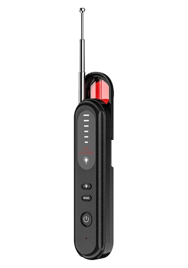 Умное устройство защиты конфиденциальности T01: устройство обнаружения камеры и GPS, звуковая сигнализация с инфракрасным сканированием, 6 уровней регулировки чувствительности