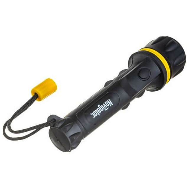 Фонарь Navigator 71 584, LED 0.5Вт, 2AA, пластик+резина, черный