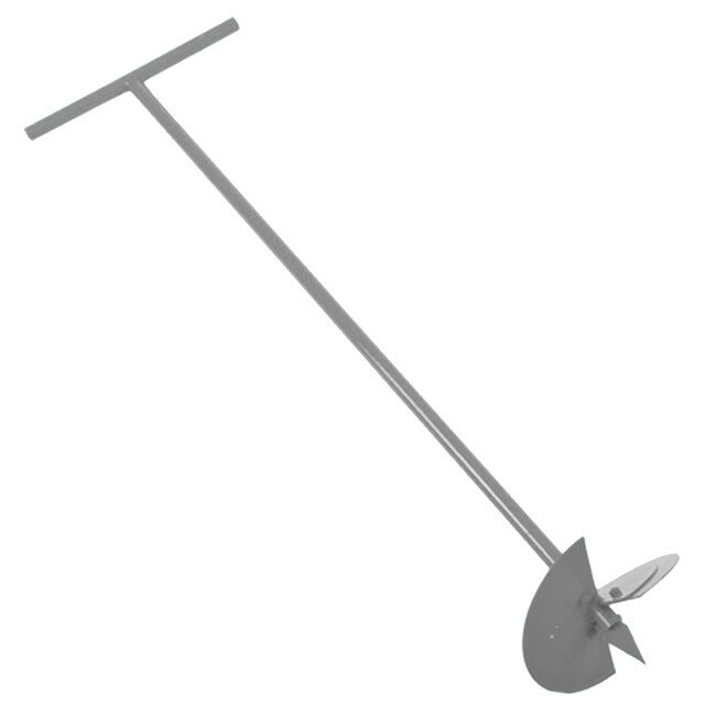 Бур садовый 1м с насадками 150мм/200мм сталь