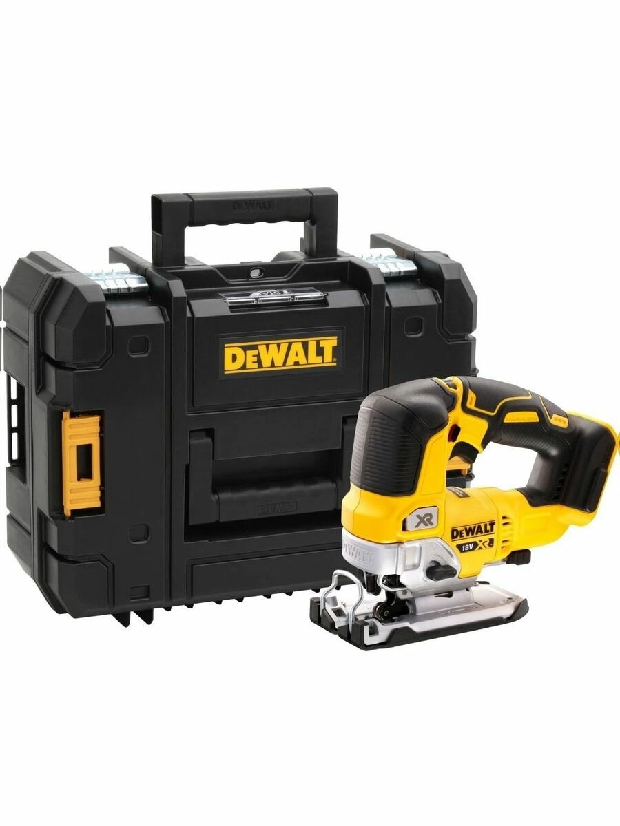 Аккумуляторный лобзик DEWALT DCS334NT, 18 В, 3200 ход/мин, 26 мм, без АКБ и ЗУ, в кейсе TSTAK (DCS334NT-XJ)
