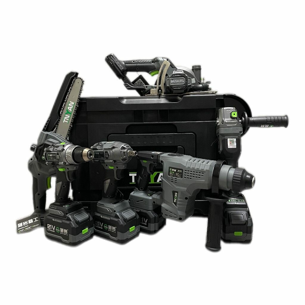 Набор аккумуляторного инструмента 6в1 Tenyn/4 акб 8Ah