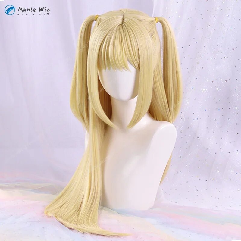 Парик Manle Cos Misa Amane желтый синтетический wig only