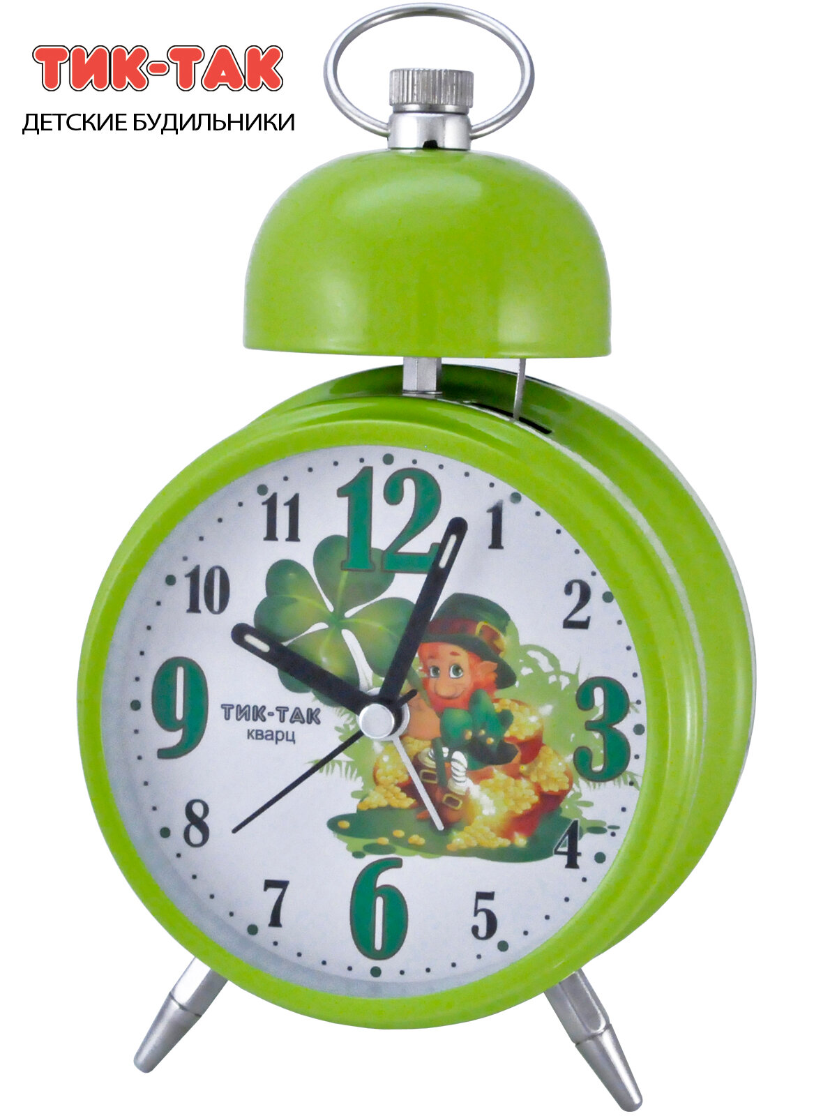Детский будильник Тик-Так Б-848 зеленый