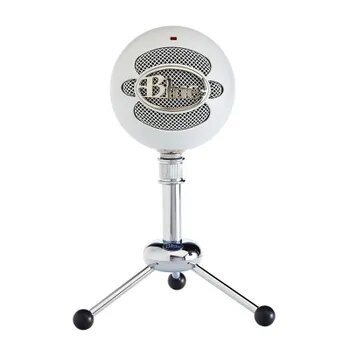 Blue Микрофон игровой (для стриминга) Snowball (Авиаперевозки), белый