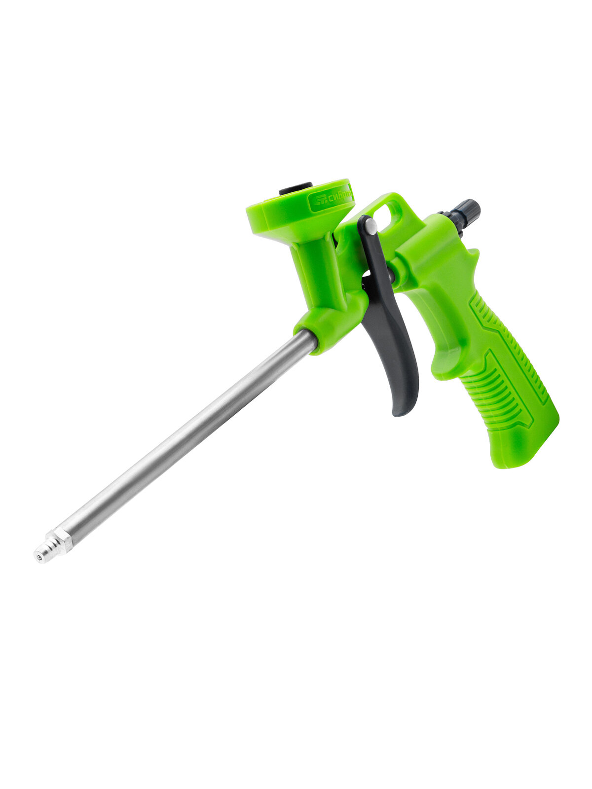 Пистолет для монтажной пены Сибртех пластмассовый корпус 88678