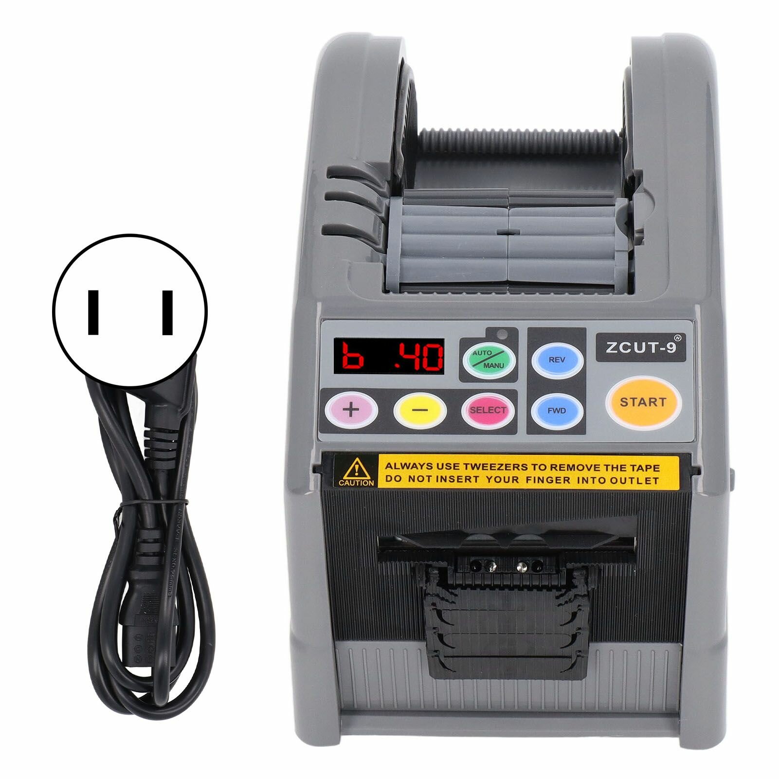 Автоматический диспенсер для ленты, электрический автоматический ручной резак, двойная режущая машина для домашнего офиса, вилка США 110 В