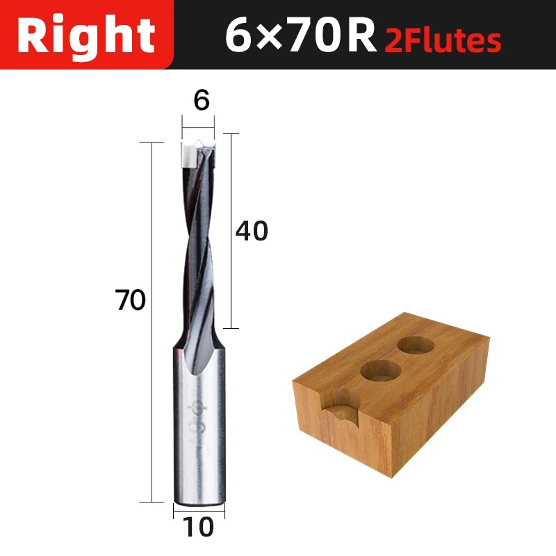 HUHAO Сверло по дереву Форстнер 10 мм 6-70R