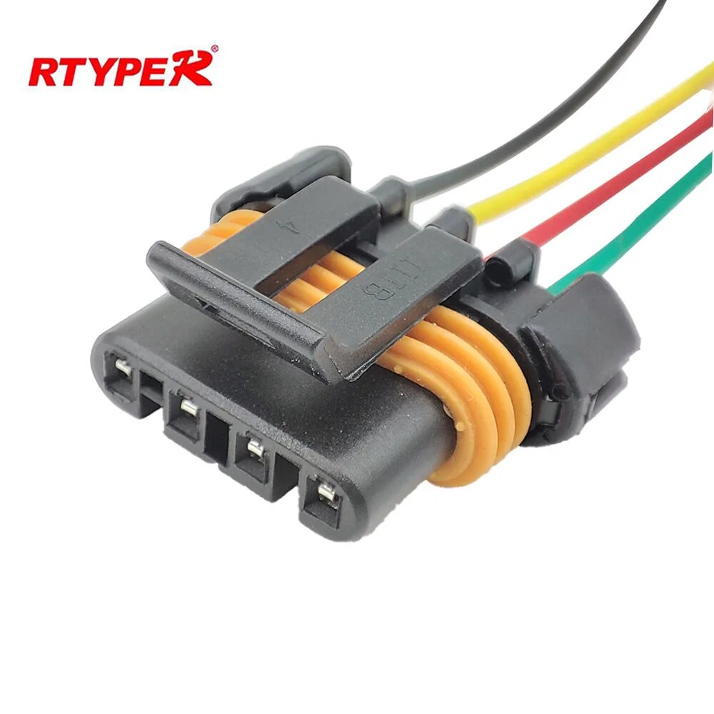 1/5/10 комплект, 4-контактный гнездовой разъем генератора, автомобильные разъемы, датчик кислорода для Hummer H2 12186568 л GM LS 1pcs