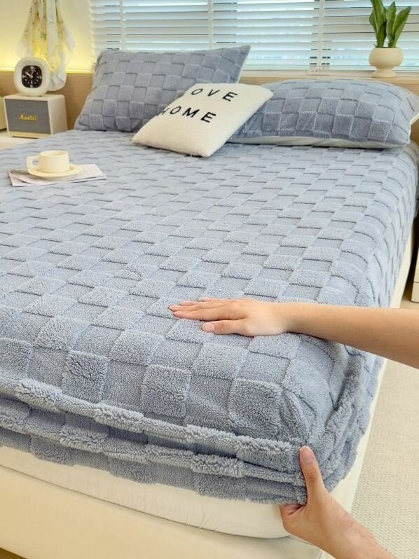 IKEA Наматрасник 200x220х28см серый