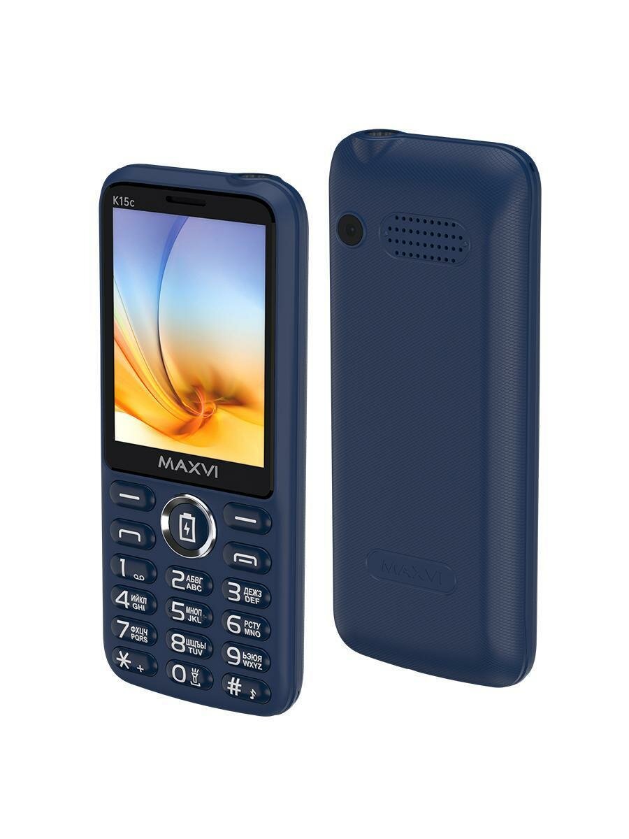 Мобильный телефон Maxvi K15c Черный 2 sim 2.8″ TFT 2500 mAh