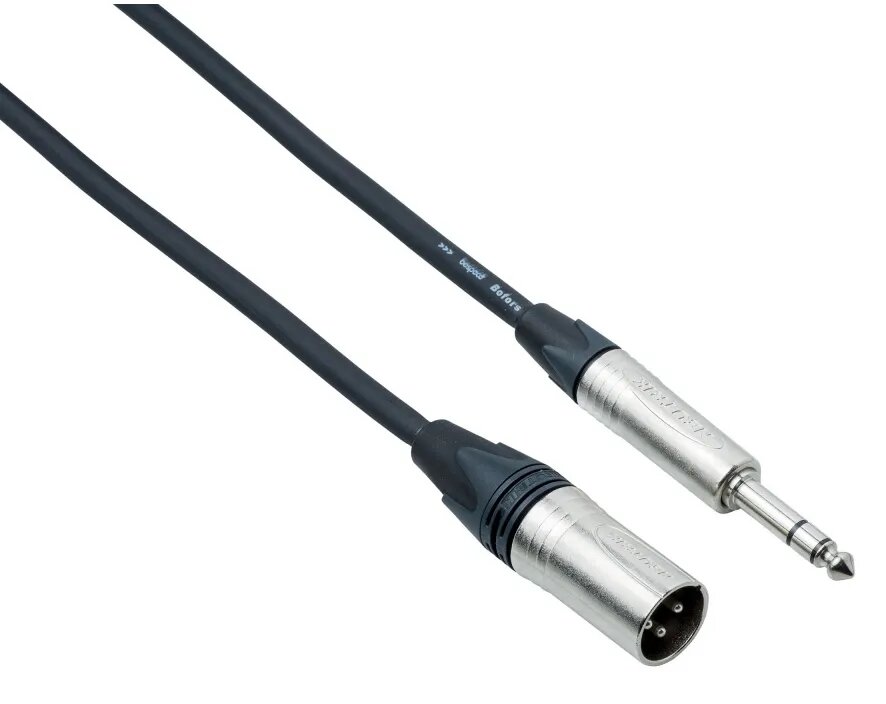 Кабель межблочный XLR-M-Jack Bespeco NCSMM300 3 m
