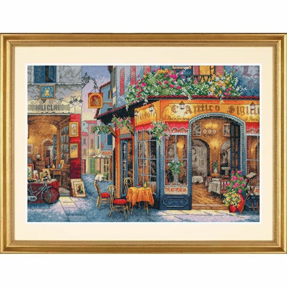 Набор для вышивания DIMENSIONS "Европейское бистро", мулине, канва (35224)