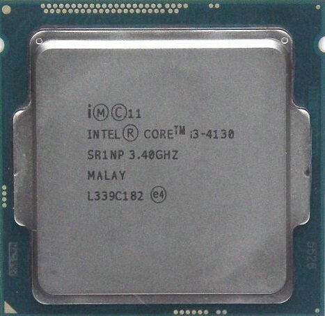 Процессор Intel Core i3-4130 3.4 Ghz, Socket 1150/3Mb/2x, 4x, Core/HD4400, SR1NP MALAY