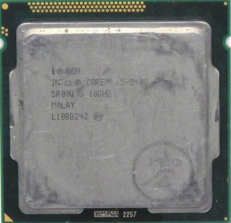 Процессор Intel Core i5-2400 3.1, 3.4, Ghz, Socket 1155/6Mb/4x Core/HD2000, SR00Q MALAY