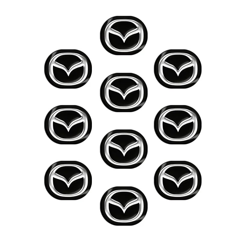Mazda 5/10/20 шт. 13 мм эмблема дистанционного ключа, наклейка с логотипом для 2 3 6 ATENZA 3 10pcs
