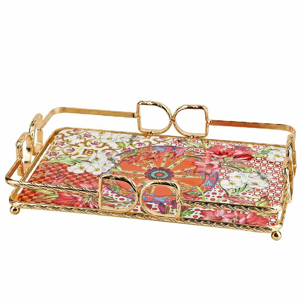 Поднос сервировочный Secret Garden 34,5x23,5x1,3 см