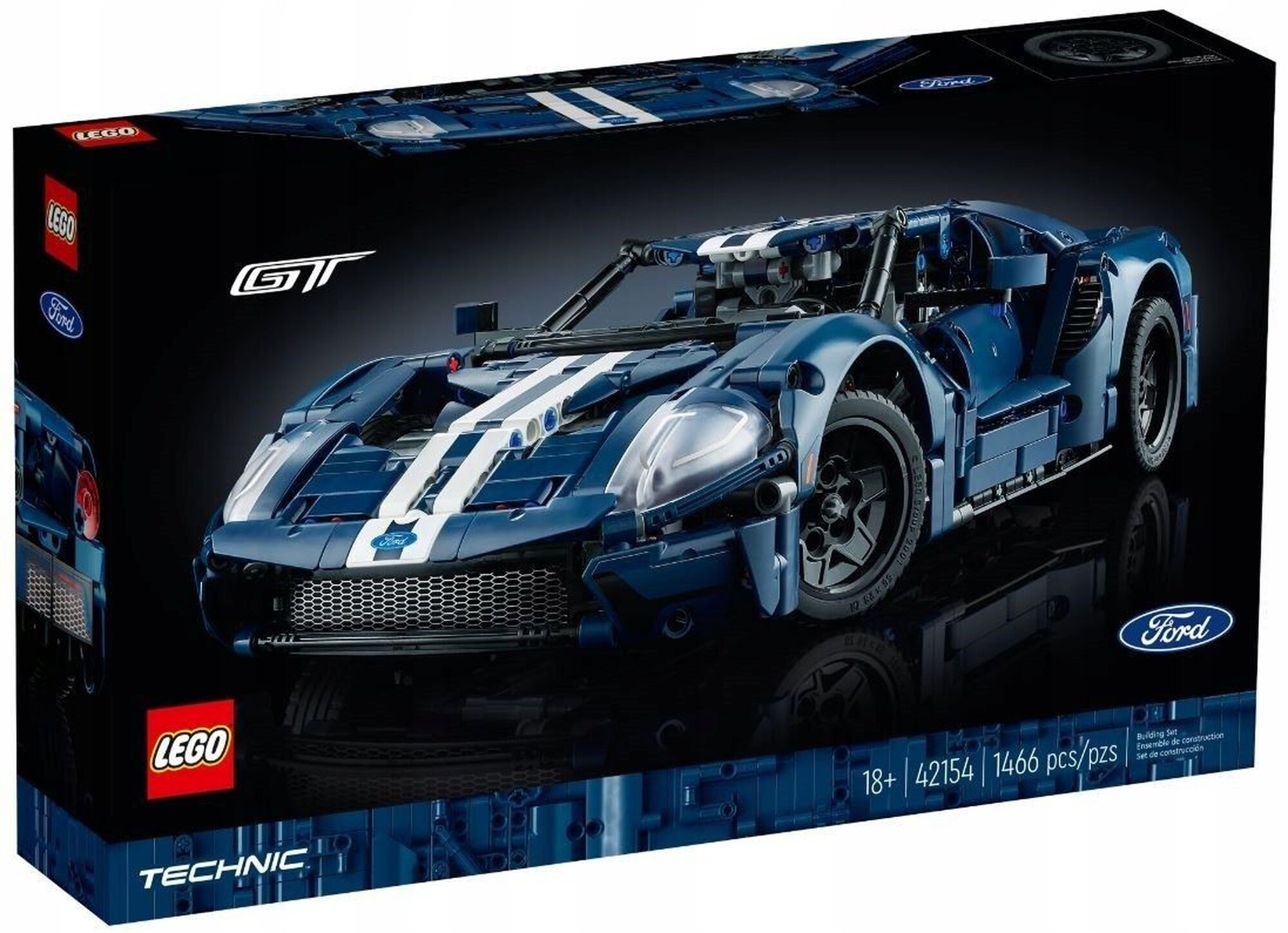 Конструктор LEGO Technic - Гоночный автомобиль Ford GT - Лего Техник 42154