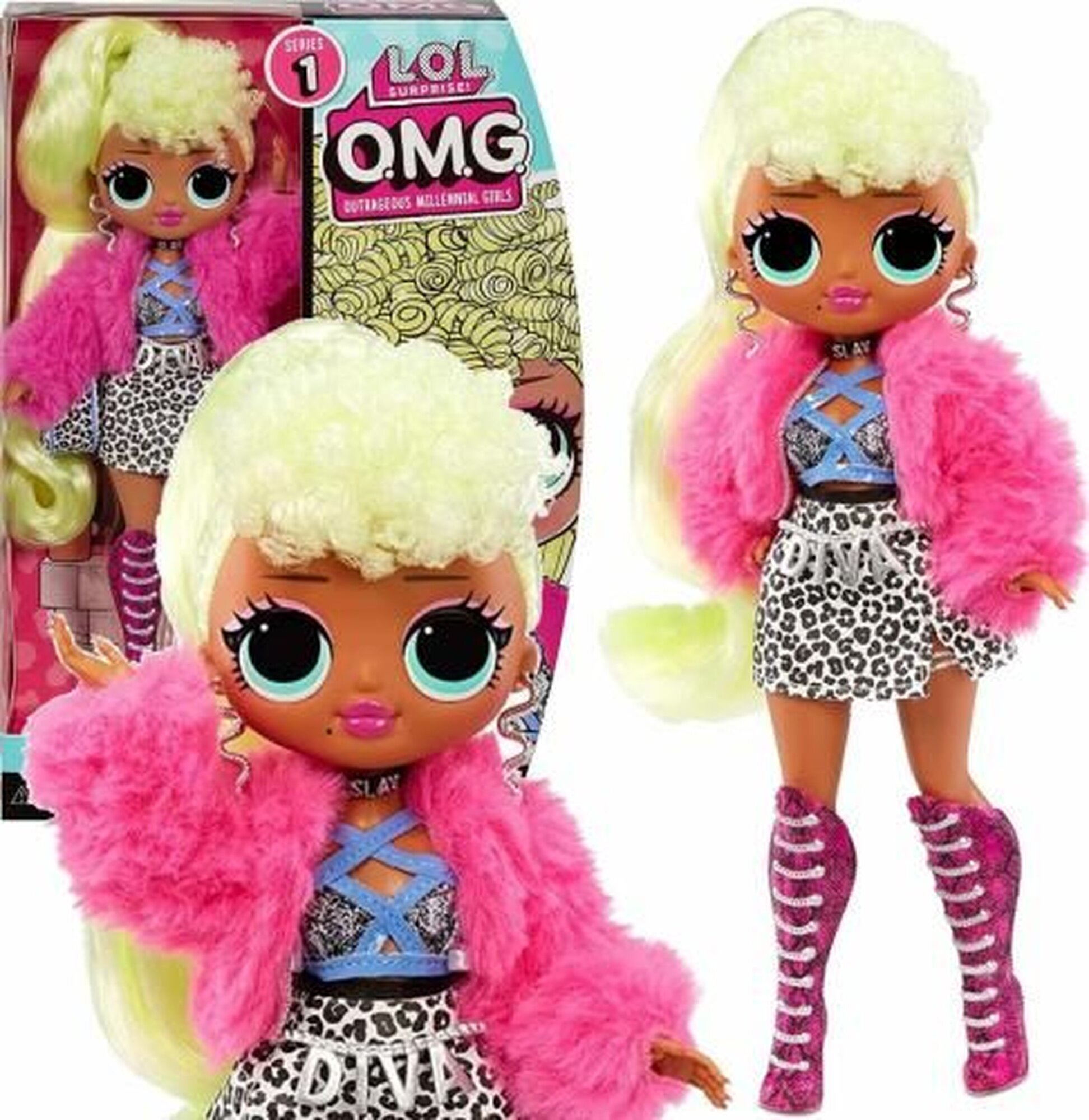 Кукла LOL Surprise - Кукла Леди Дива с аксессуарами Серия 1 - Лол 580539