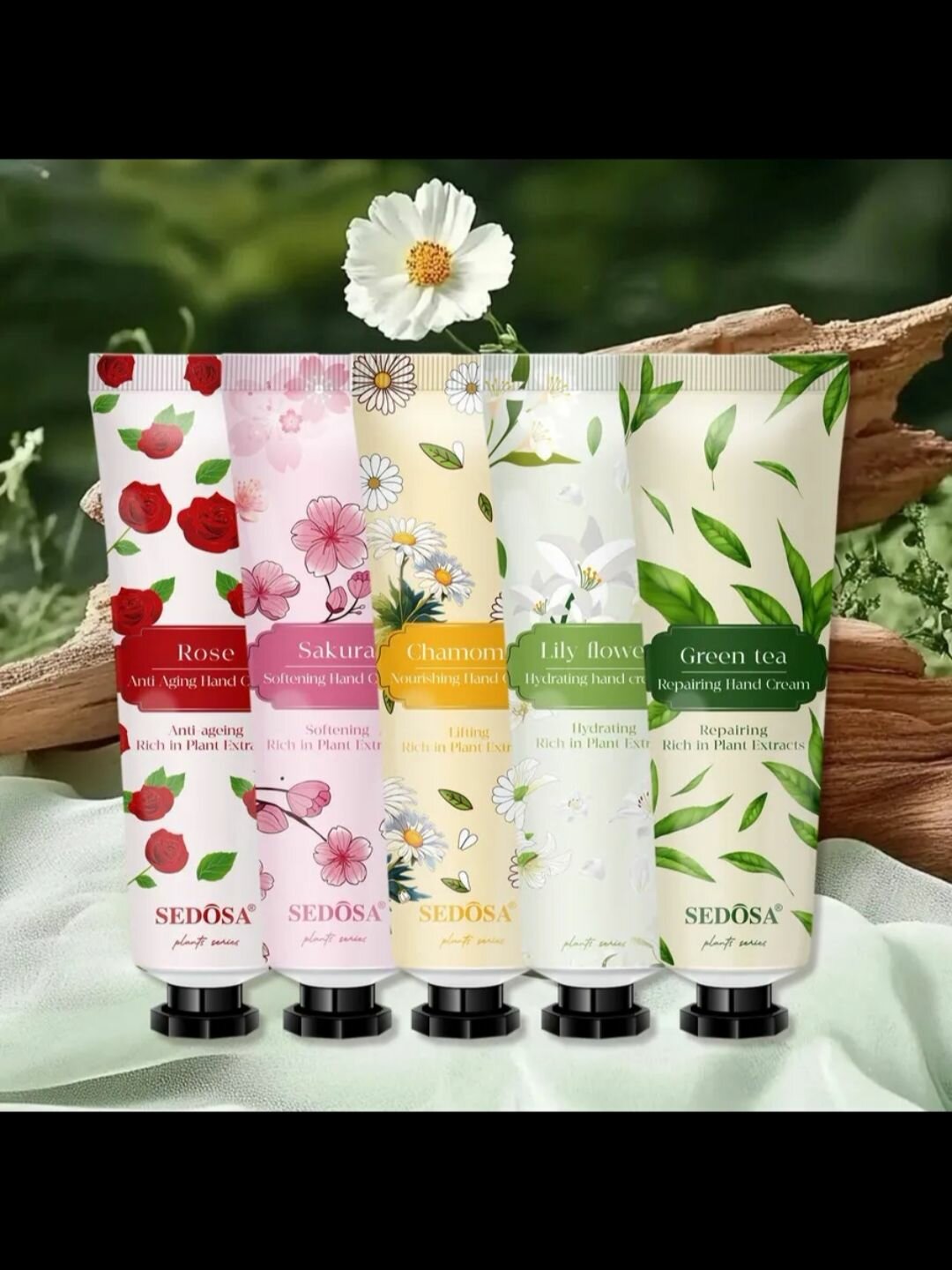 Крем для рук с экстрактом трав набор 5шт