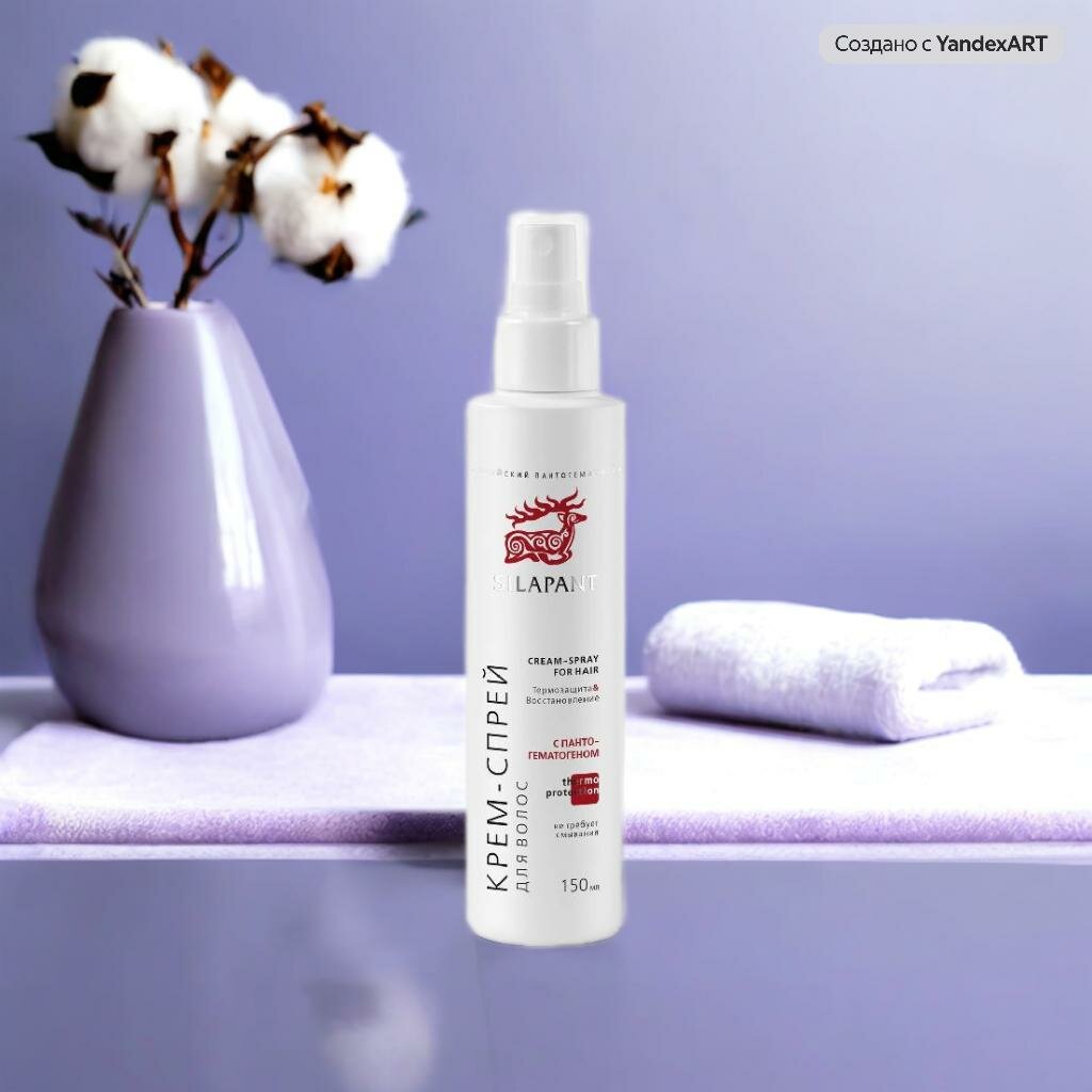 Несмываемый Крем-спрей для для волос с термозащитой SilaPant 150 мл
