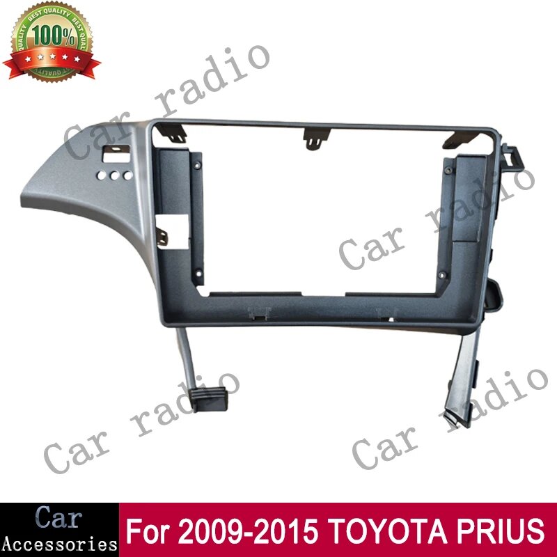 10,1-дюймовый для TOYOTA Prius 30 2009-2015, рамка, автомобильный радиоприемник, Android, стерео рамка, плеер, 2Din, головное устройство, лицевая панель, крышка приборной панели Only frame