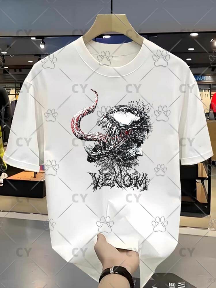 Термонаклейка на одежду супергерои Веном Человек Паук/Venom Spider-Man логотипы брендов