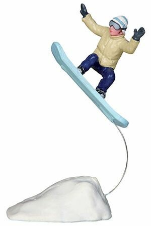 Фигурка 'Полёт на сноуборде', полистоун, 10 см, LEMAX 22049-lemax