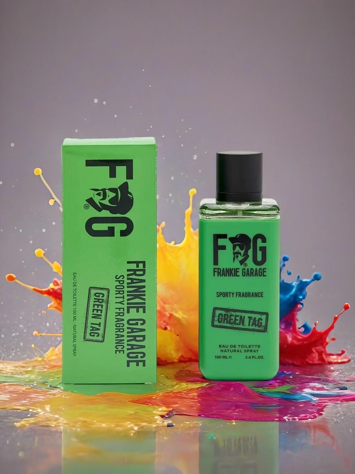 FRANKIE GARAGE SPORTY FRAGRANCE GREEN TAG, туалетная вода, спрей 100 мл