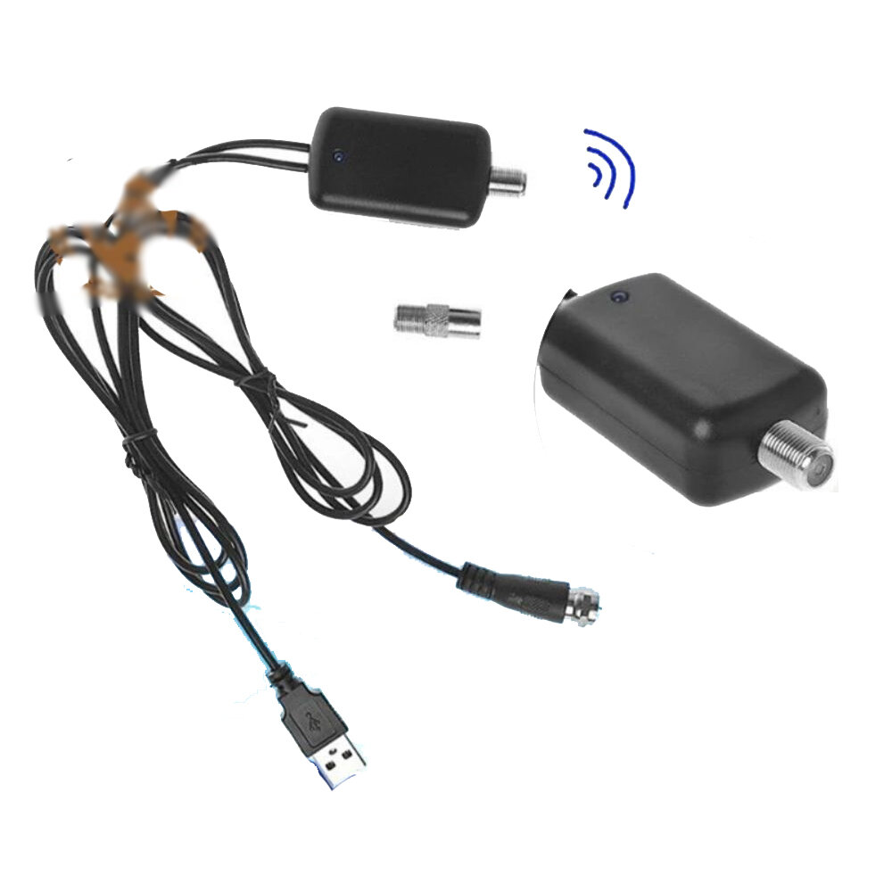 Усилитель сигнала Antena Digital HDTV для кабельного телевидения Fox Antenna TV Fox Better Signal HD Channel 25db TV Booster Amplifier