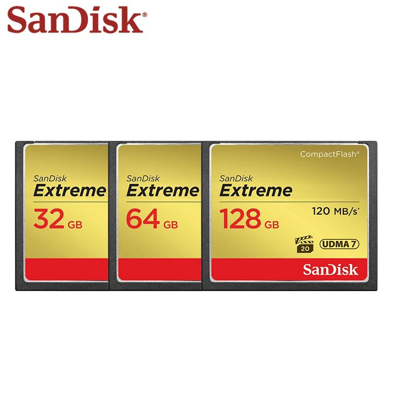 SanDisk Extreme CompactFlash карта памяти 32/64/128 ГБ 32GB