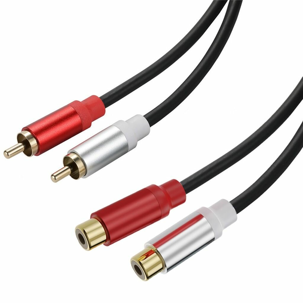 2 Удлинительных кабеля для звукового сабвуфера 30 см/1 м/1,8 м/300 см/5 м/10 м