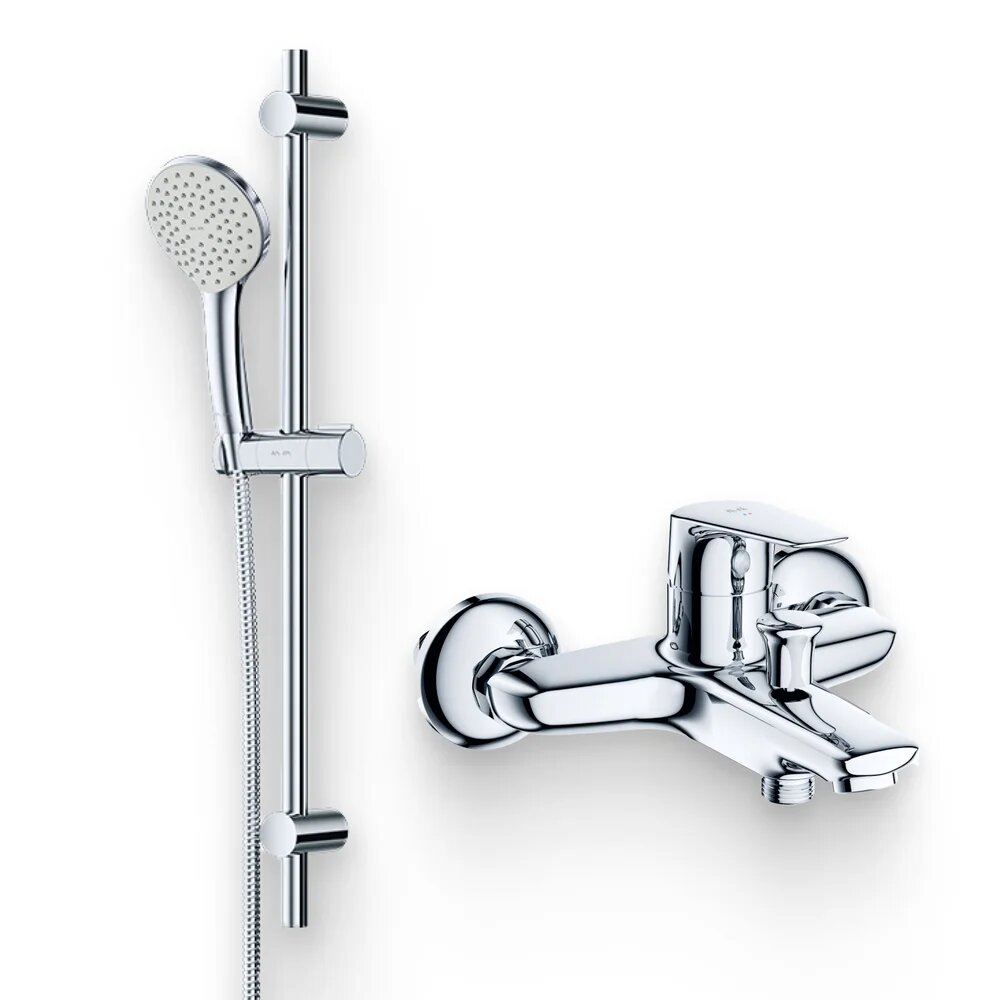 Душевой комплект Смеситель AM.PM Joy F85E10000 / Гарнитур Gem F0190000 хром