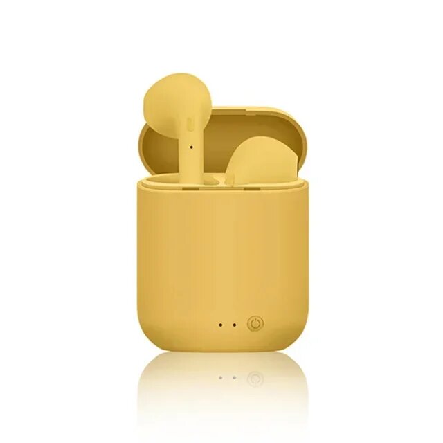 Беспроводные наушники i12 TWS Bluetooth Yellow