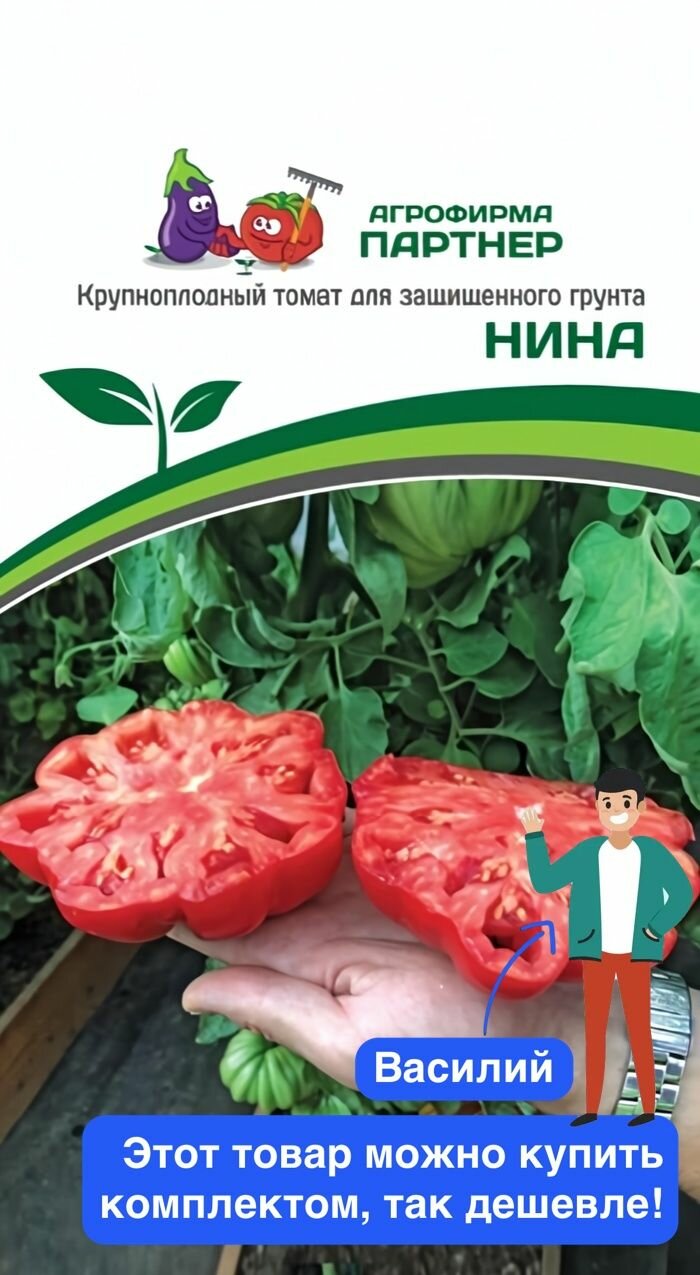 Семена овощей Агрофирма Партнер "Томат Нина"