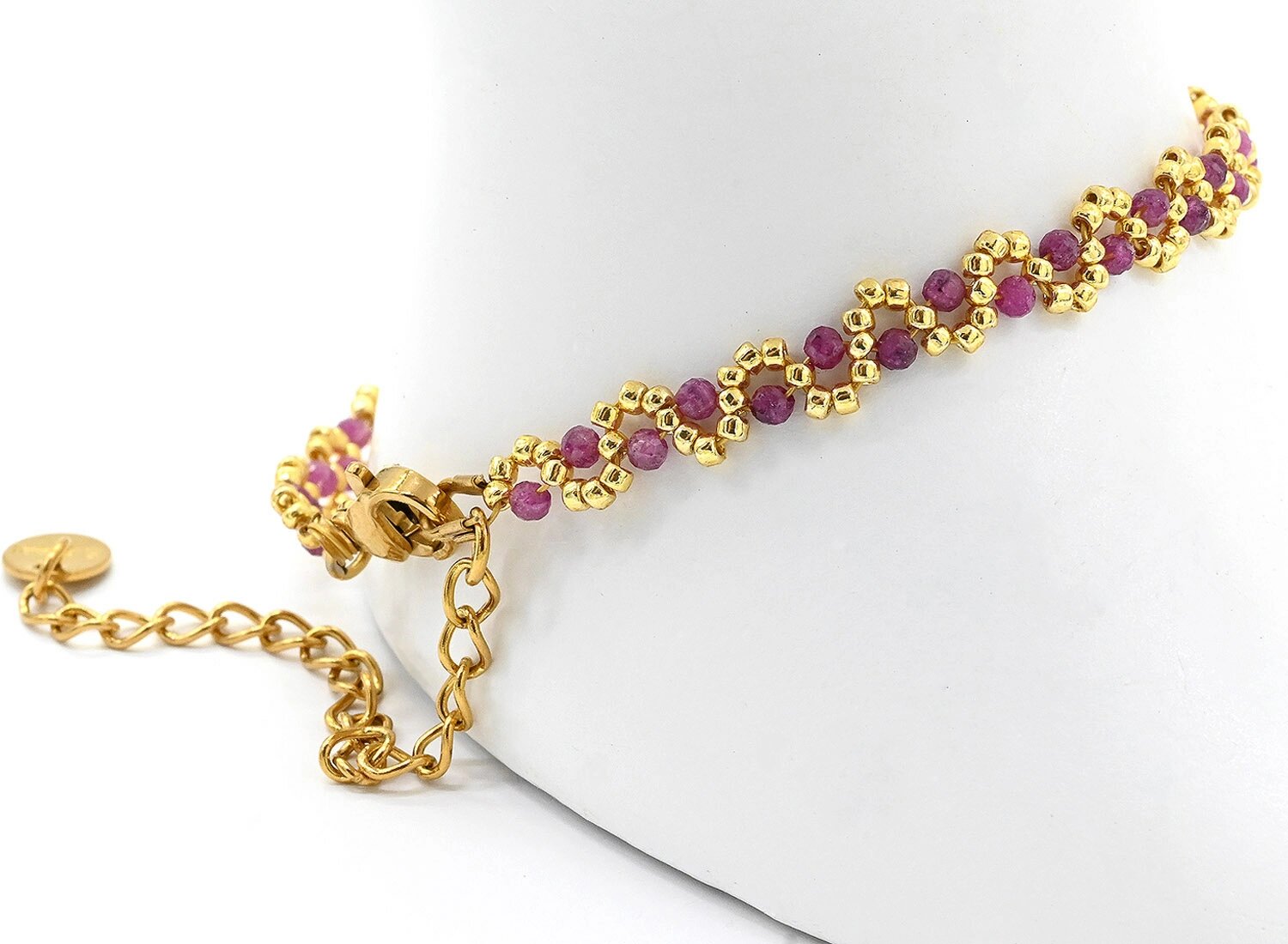 Браслет, кальцит