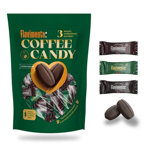 Карамель кофейная мини FLAVIMENTO "Coffe Candy" 500 г, ш/к 71926, УТ-00002577