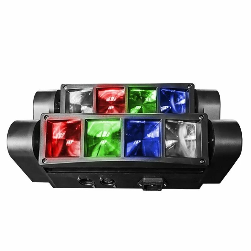 Сценический светильник mini spider led8x3W с восьмиглазым вращающимся голосовым управлением