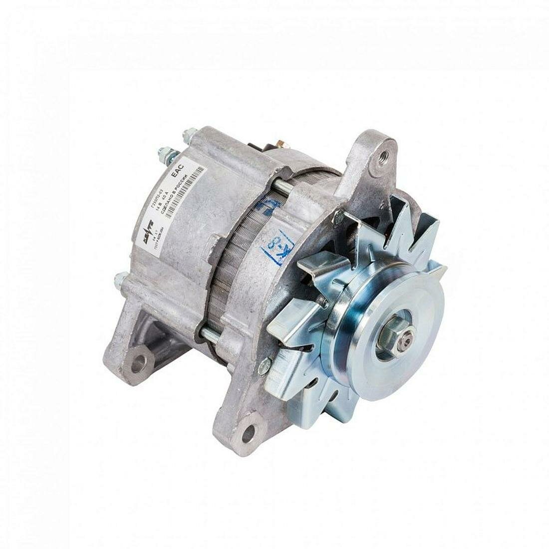 Генератор КЗАТЭ Г250П2-3701000-03, для УАЗ и ГАЗ, мощность 0.56 кВт