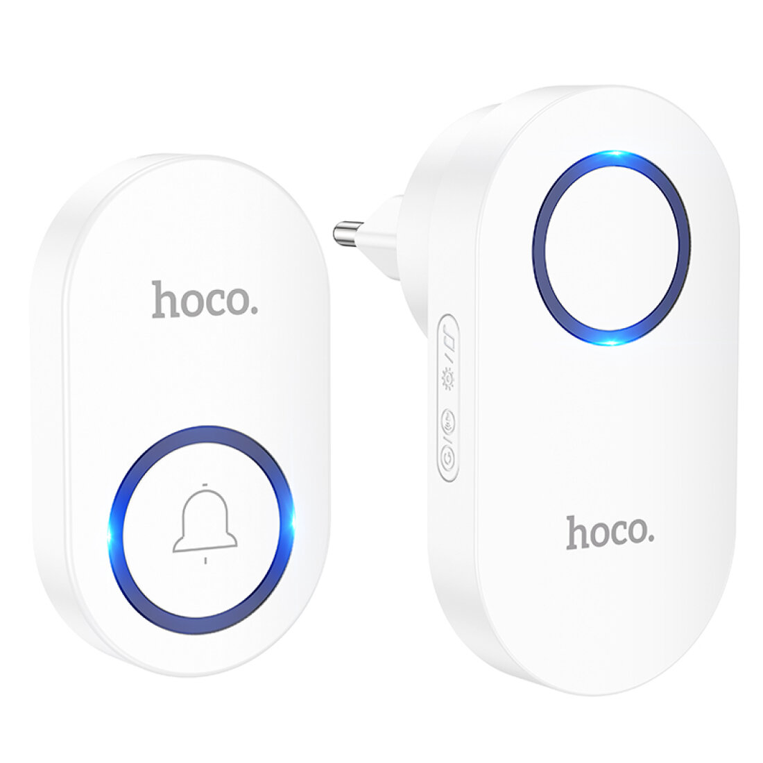 Беспроводной дверной звонок HI25, HOCO, расстояние работы: 150m, белый