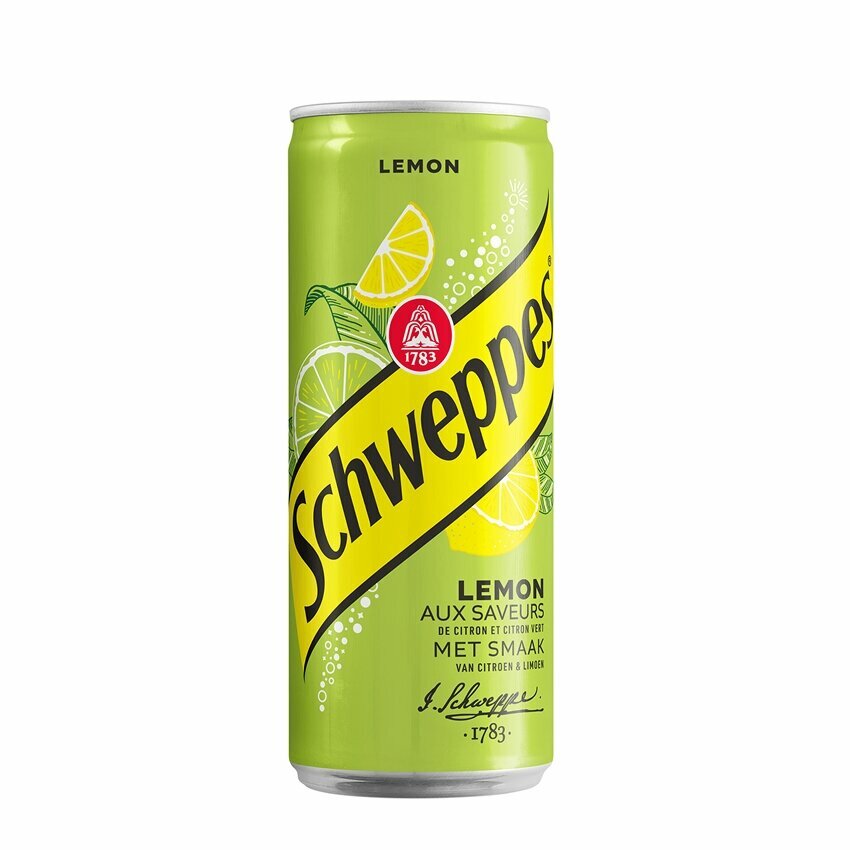Schweppes Lemon напиток газированный с лимоном 330 мл