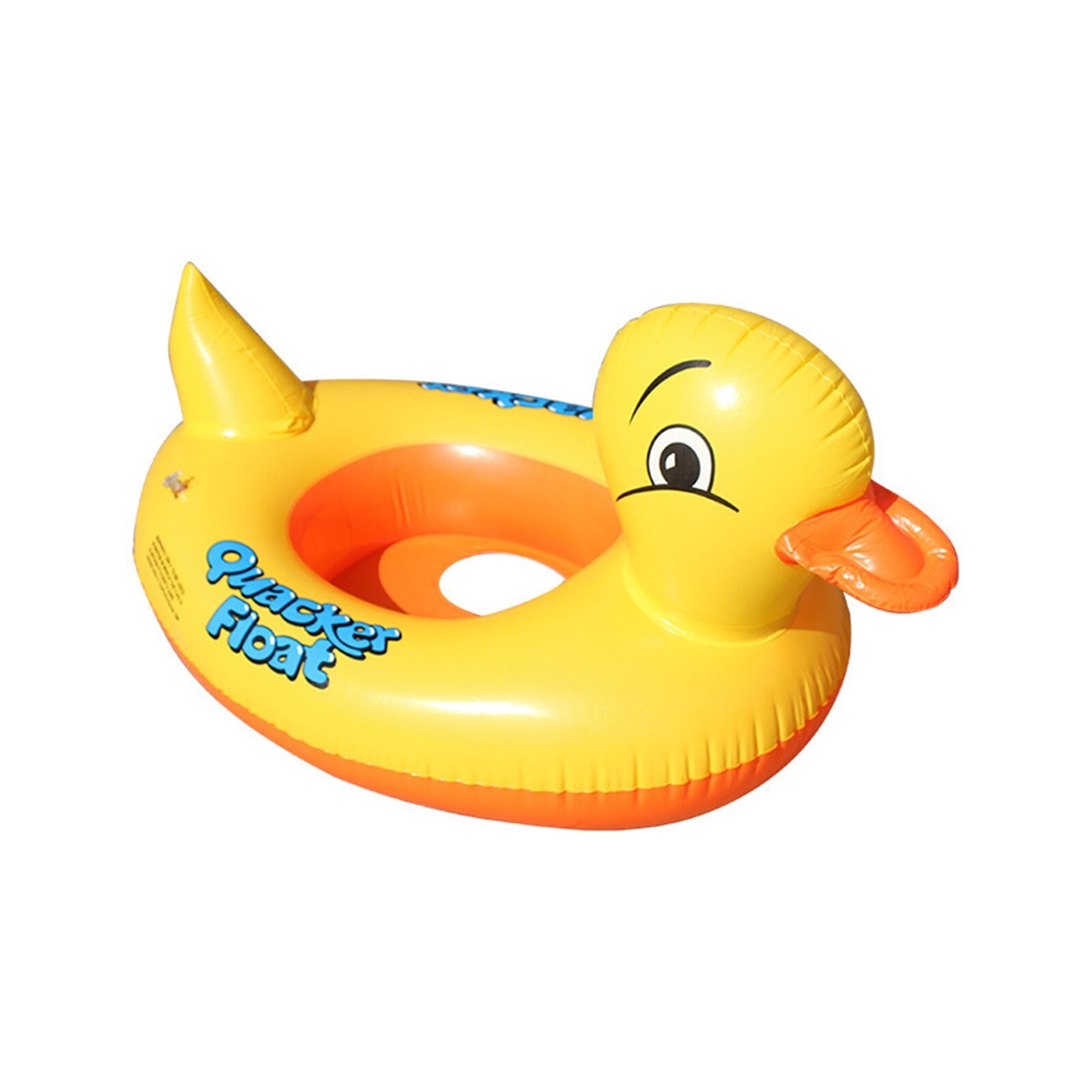 Большое кольцо для плавания на яхте с желтой уткой, детская надувная лодка, кольцо для детского сиденья, надувное кольцо для сиденья утки, водная игрушка