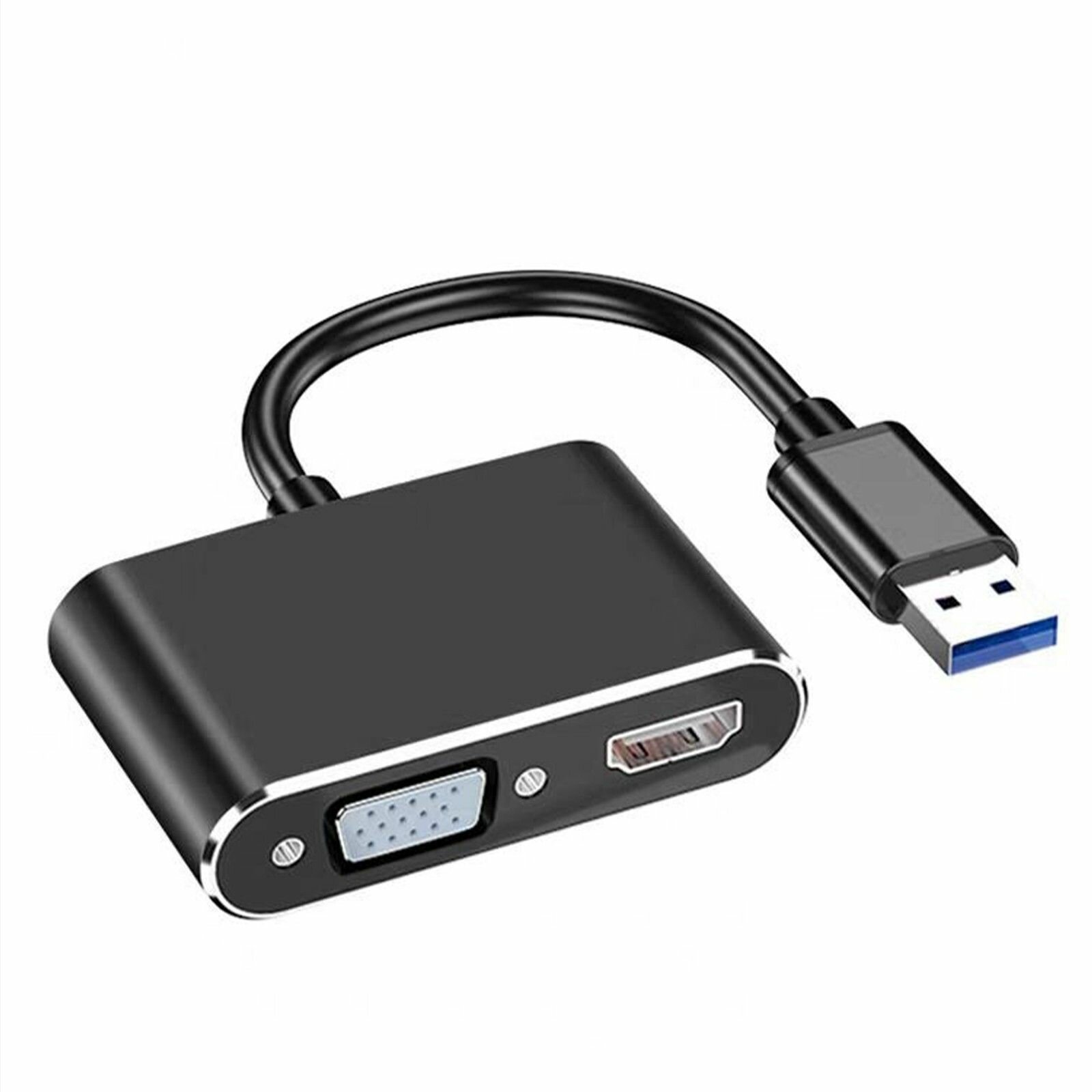 USB 30 на VGA-адаптер для вывода видео и звука 1080P без регистрации