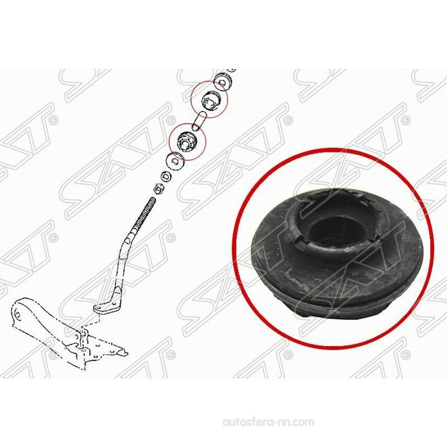 SAT ST4867426040 Втулка реактивной тяги Toyota Hiace 07-20