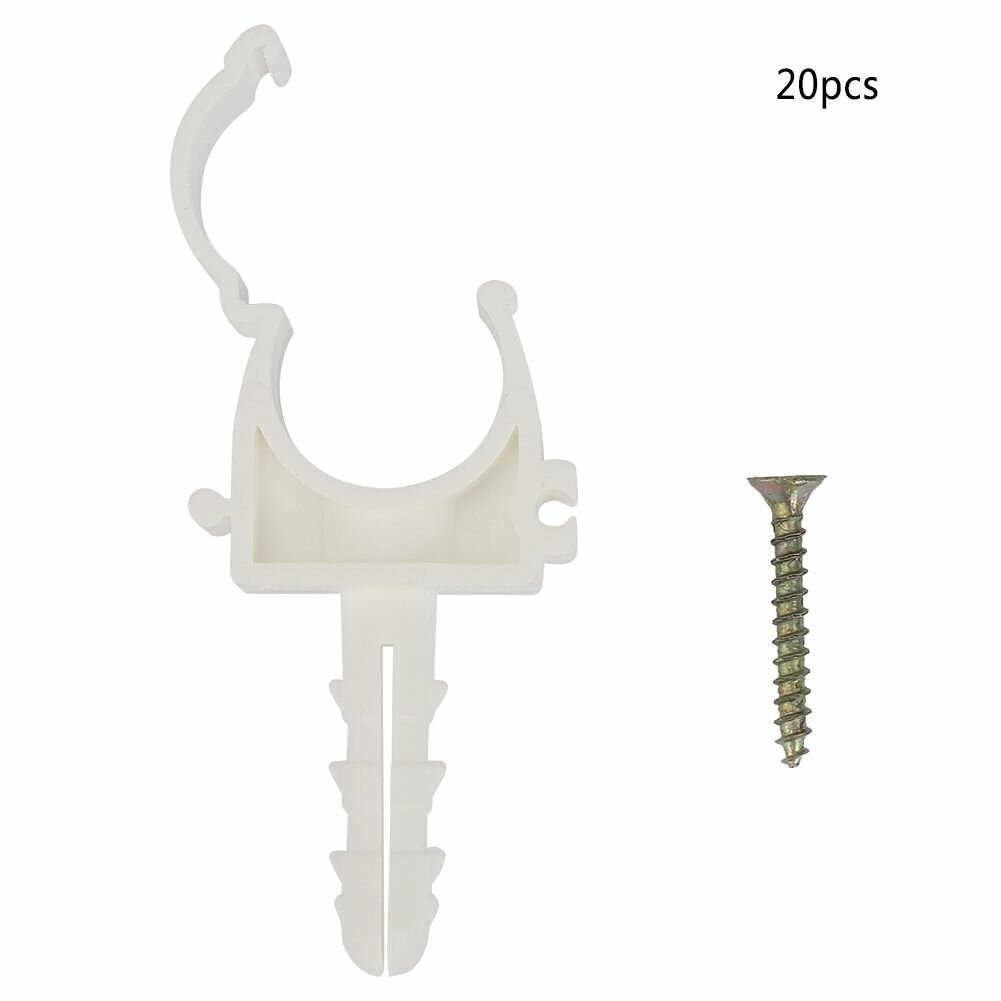 U-образный хомут для труб, фиксированные зажимы для водопроводных труб, опорный держатель с винтами (25 мм)