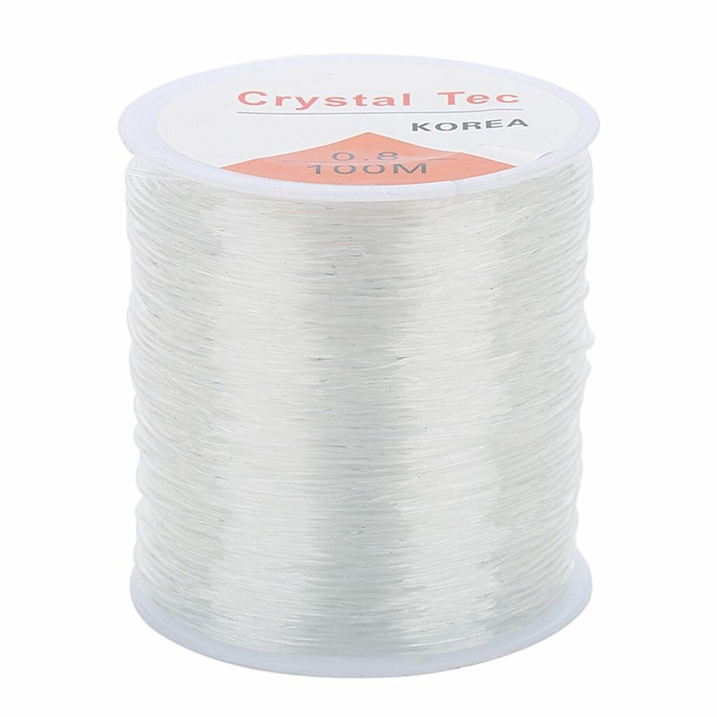 Кристаллическая эластичная нить для бисера, прочный эластичный полиэстеровый шнур ювелирных изделий браслетов и ожерелья