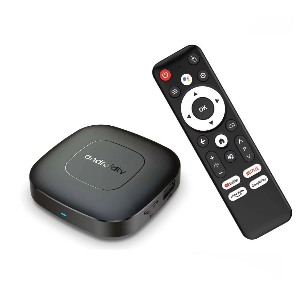 Глобальная версия T1 Smart Streaming Media Player TV Box Bluetooth Google Assistant Android 13 AllwinnerH313 2.4G и 5G Wifi 4K